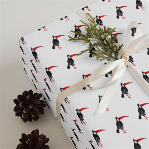 Cornish Chough Wrapping Paper Sheets Etsy