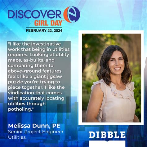 Engineers Week Spotlight Melissa Dunn Pe Dibble