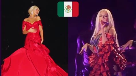 Christina Aguilera Causa Polémica Durante Concierto En Cdmx ¡confundió