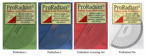 Proradian Radian Scale Protractors