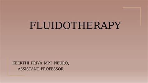 Fluidotherapy Pptx