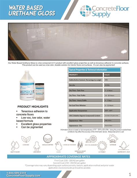 Floor Coatings Urethane Concrete Floor Supply
