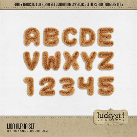 Lion Alpha Set Digital Art