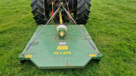 Tractor Foster Tl5 Semi Offset Grass Topper In Motherwell North