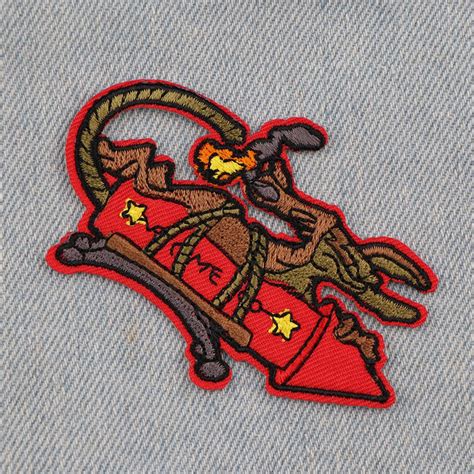Looney Tunes Wile E Coyote Bomb Embroidered Patch — Little Patch Co
