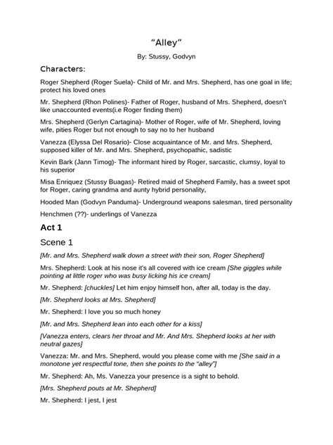 Cw Drama Full Script Pdf