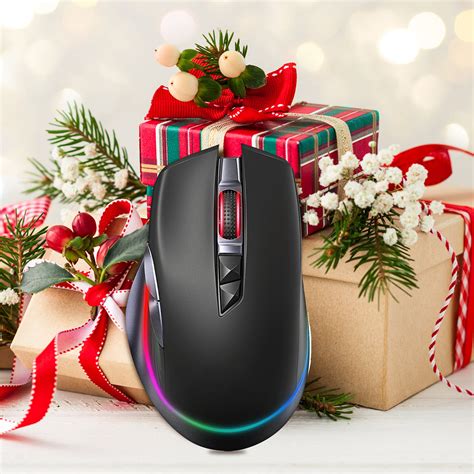 Pc255a Rechargeable Rgb Gaming Mouse Wireless Wired 10000 Dpi Mpow