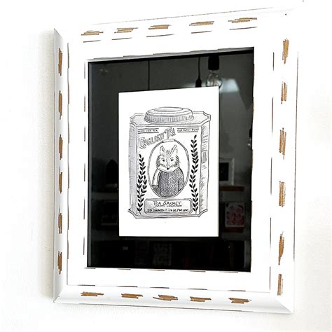 Original Fox Tin Ink Illustration Londonberrie Paper