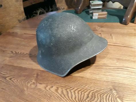 Original Swiss Model 1918 M18 Military Combat Steel Helmet 3928144548