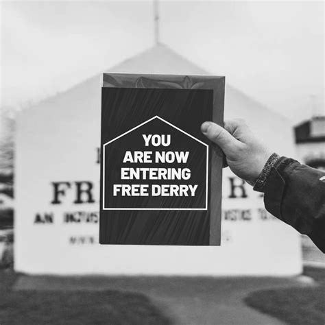 Free Derry Corner Greeting Card 80s 90s Free Derry Corner Ferryclever