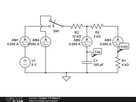 Chapter 7 Problem 5 Circuitlab