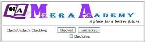 CheckBox Control Check Uncheck On Button Click Event In Net