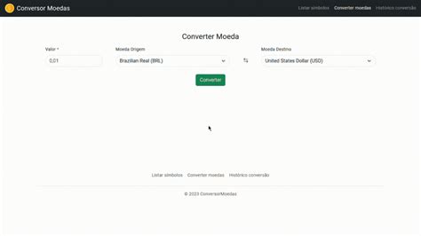 Github Steph Csconversor De Moedas Residencia Iuul Angular Application With Api Consumption