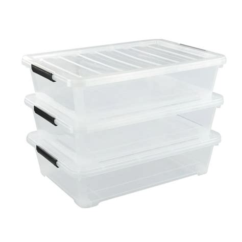 Shallow Underbed Storage Containers