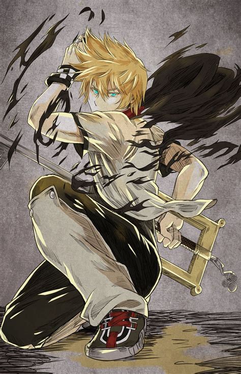 Roxas Kingdom Hearts Roxas Kingdom Hearts Kingdom Hearts Art