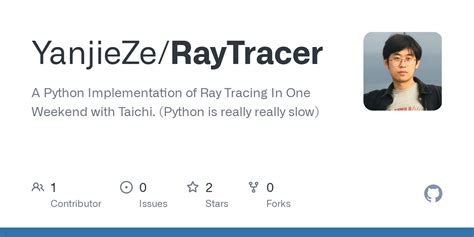 Github Yanjiezeraytracer A Python Implementation Of Ray Tracing In