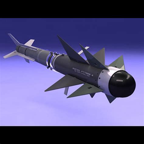 Rafael Python 5 Air Missile 3d Model