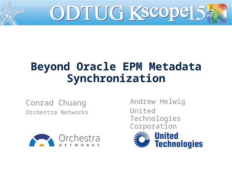 Ppt Beyond Oracle Epm Metadata Synchronization Dokumentips