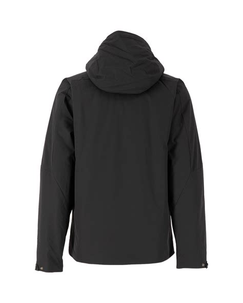 C P Company Pro Tek Hooded Jacket Black Coef