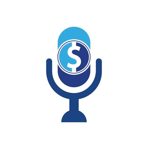 Money Podcast Logo Money Podcast Icon Logo Design Element Mic Logo