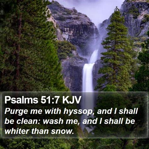 Psalms 51 7 Kjv Bible Verse Images