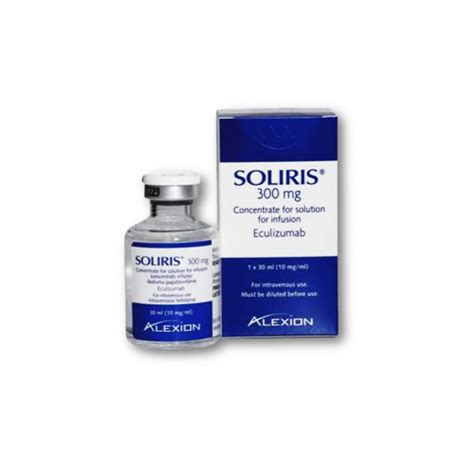 Soliris 300 Mg Eculizumab 10mgml Concentrate For Solution For Iv
