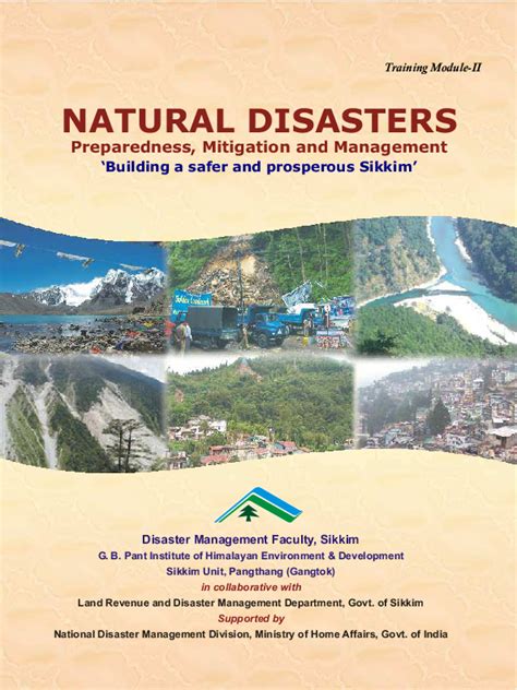 Pdf Natural Disasters Preparedness Mitigation And Management
