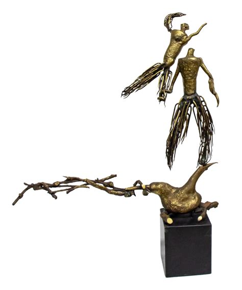 At Auction Chaim Hendin Chaim Hendin B 1920 Adam And Eve Large Bronze Sculpture 1983