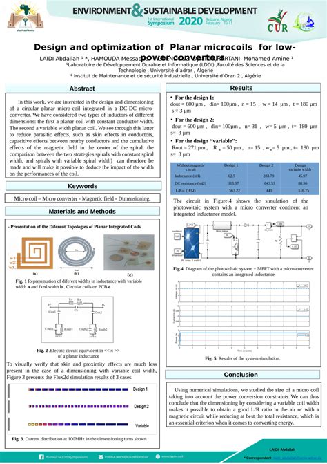 Pdf Design And Optimization Of Planar Microcoils For Low Power Converters