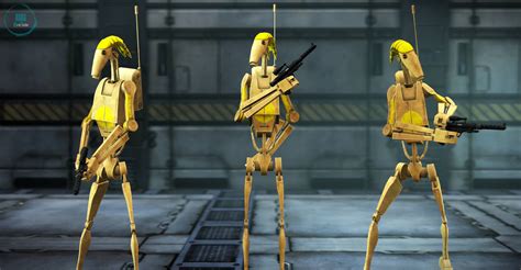 Star Wars Cis B1 Battle Droid Poserole Pack By Brotsidesfm On Deviantart