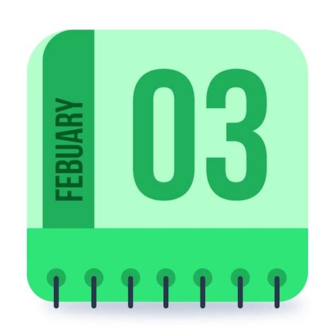 Premium Vector 2nd Month Of Years Calander Illustration