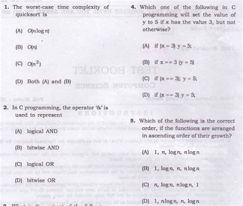 Download Assam Psc Pre Computer Science Exam Paper 2015 Upsc