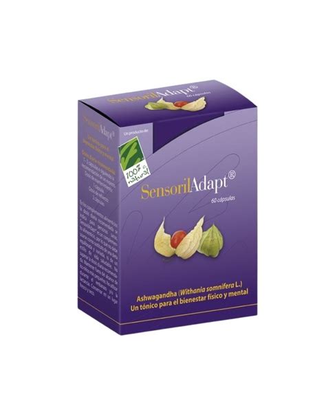 100 Natural Sensoril Adapt 60 Capsules
