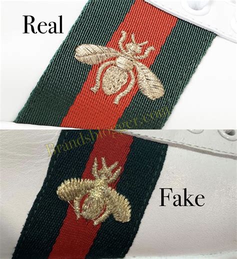 How To Spot Fake Gucci Ace Embroidered Sneakers Brands Blogger