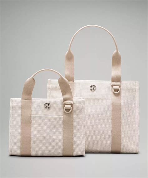 Two Tone Canvas Mini Tote Bag 45l Womens Bagspurseswallets