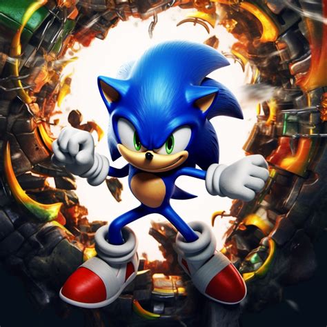 Sonic The Hedgehog Printable Poster Wall Art Home Decor Png Instant