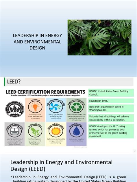 Leed Ppt Pptx Download Free Pdf Green Building Earth Sciences