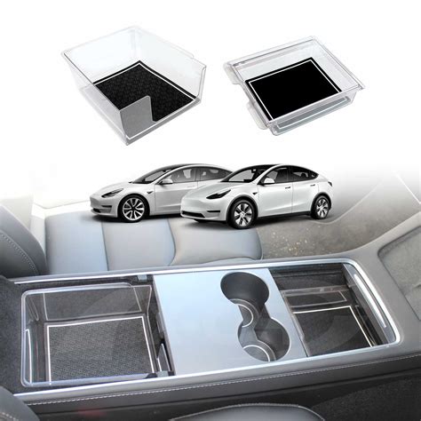Tesla Model 3 Model Y Premium Centre Console Organiser Tray Armrest