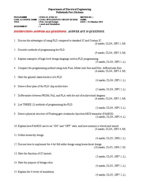 Assignment Ic Pdf Perchlorate Circuit Design