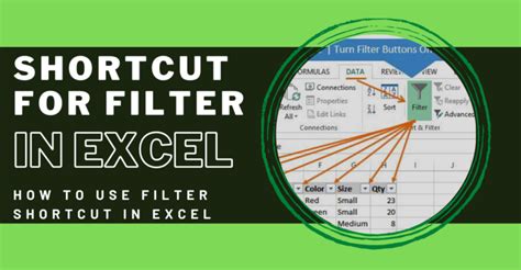 Shortcut For Filter In Excel How To Use Filter Shortcut In Excel