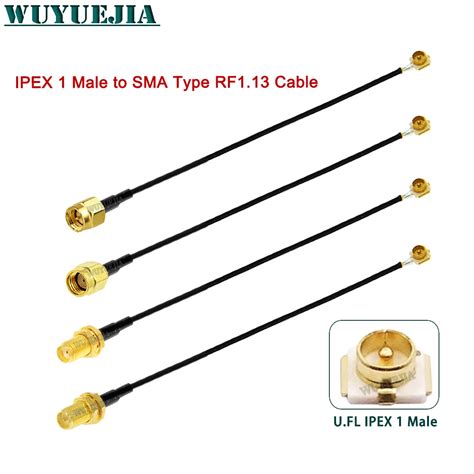1pcs Sma Type Male Female To Ipex Cable Ufl U Fl Ipx Ipex 1 Male