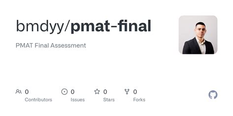 Github Bmdyy Pmat Final Pmat Final Assessment