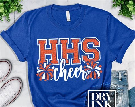 Custom Cheer Tshirt Cheerleading Shirts School Cheer Tshirts Cheer
