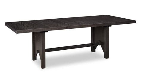 Emery Dining Table With 72 96w Extension Wood Black The Brick