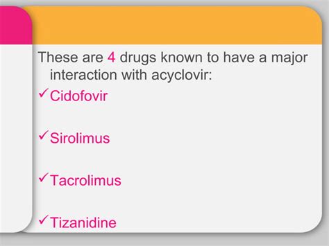 Acyclovir Ppt Infectious Diseases Diseases And Conditions