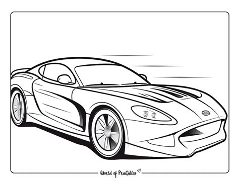 Printable Cars Coloring Pages King Printables