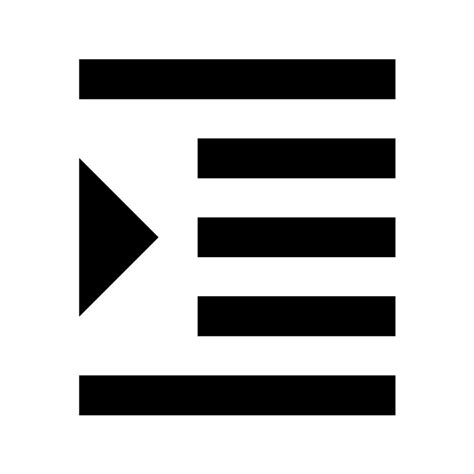 Right Indent Vector Svg Icon Svg Repo