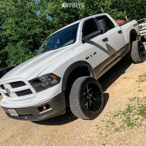 2010 Dodge Ram 1500 With 22x12 51 Vision Sliver And 30545r22 Atturo