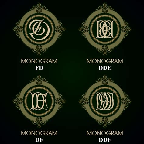 Dde Monograms In Vector Free Download