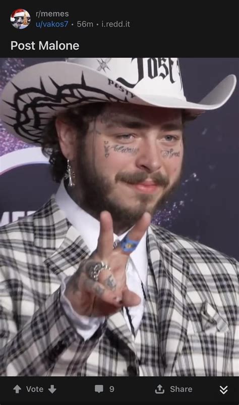 How Is A Picture Of Post Malone A Meme R Lostredditors